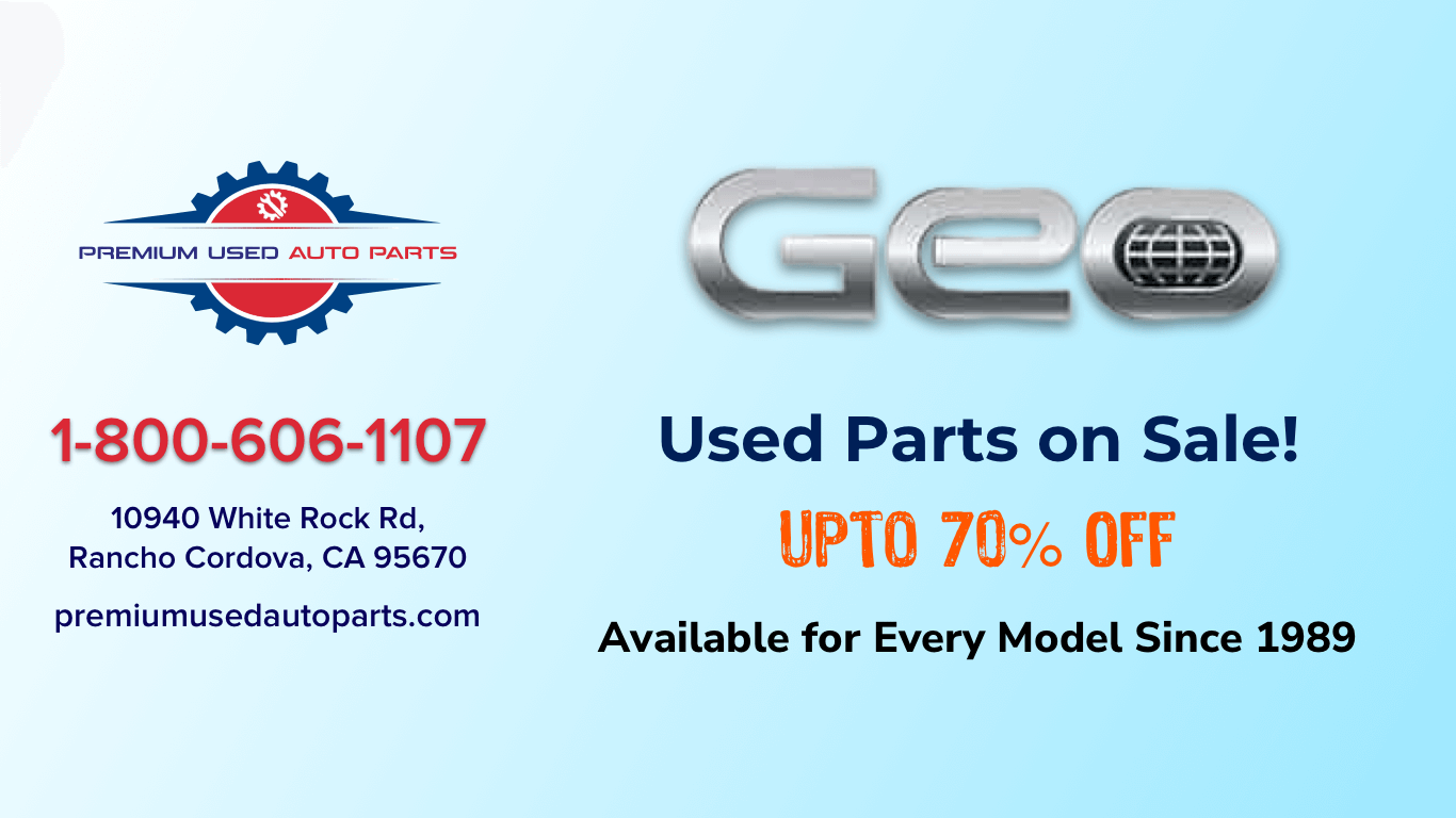 Used Geo Parts | Metro, Tracker & Classic Models